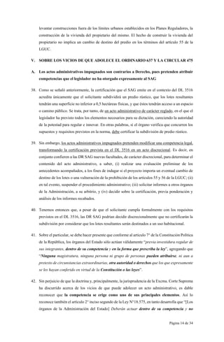 subdivisión de predios rústicos (demanda Chile Rural / SAG)) | PDF