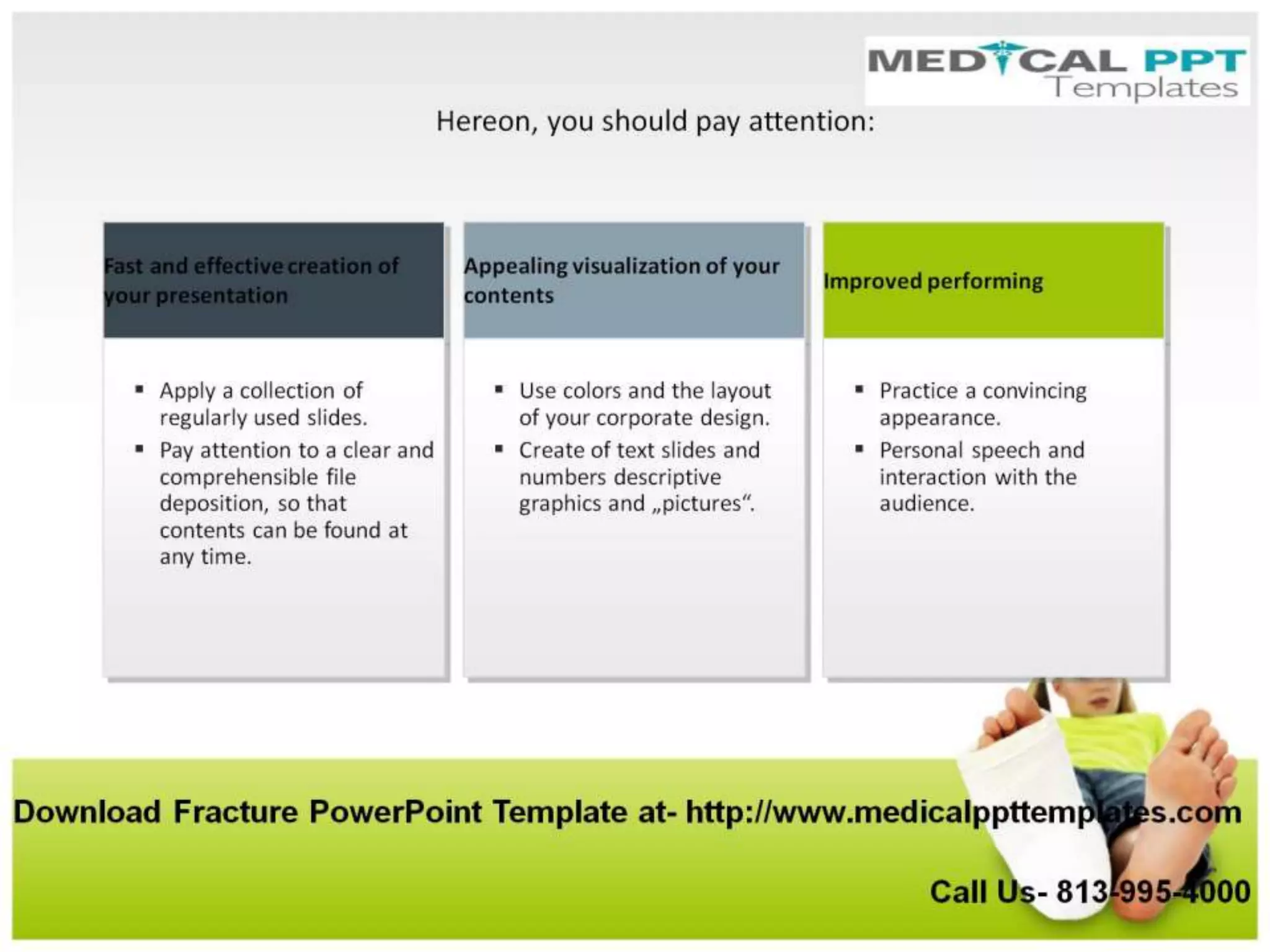 Fracture PowerPoint Template- Medical PPT Templates | PPTX