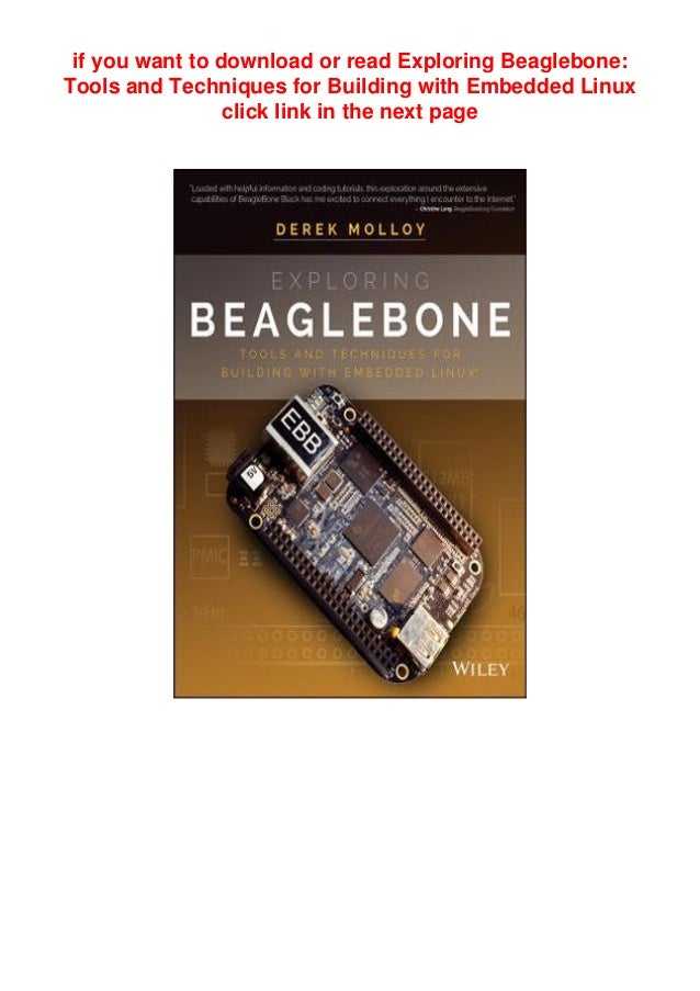 DOWNLOADFREEExploring Beaglebone: Tools and Techniques for Building with Embedded Linuxebook