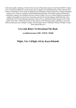 DownloadFreeFlight, Vol. 4 (Flight, #4)byKazu KibuishiEPUBPDF | PDF