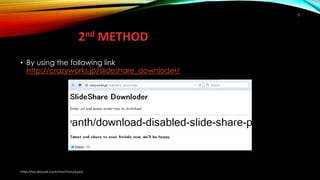 Download disabled slideshare ppts, Download from slideshare without login | PDF