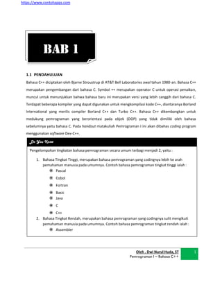 Download gratis modul c++ | PDF