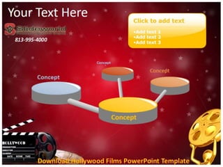 Download hollywood films powerpoint template | PPT