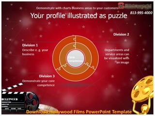 Download hollywood films powerpoint template | PPTX