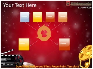 Download hollywood films powerpoint template | PPTX