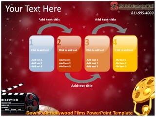 Download hollywood films powerpoint template | PPTX