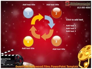 Download hollywood films powerpoint template | PPTX