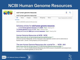 Downloading human genome_sequence_and_annotations | PPT