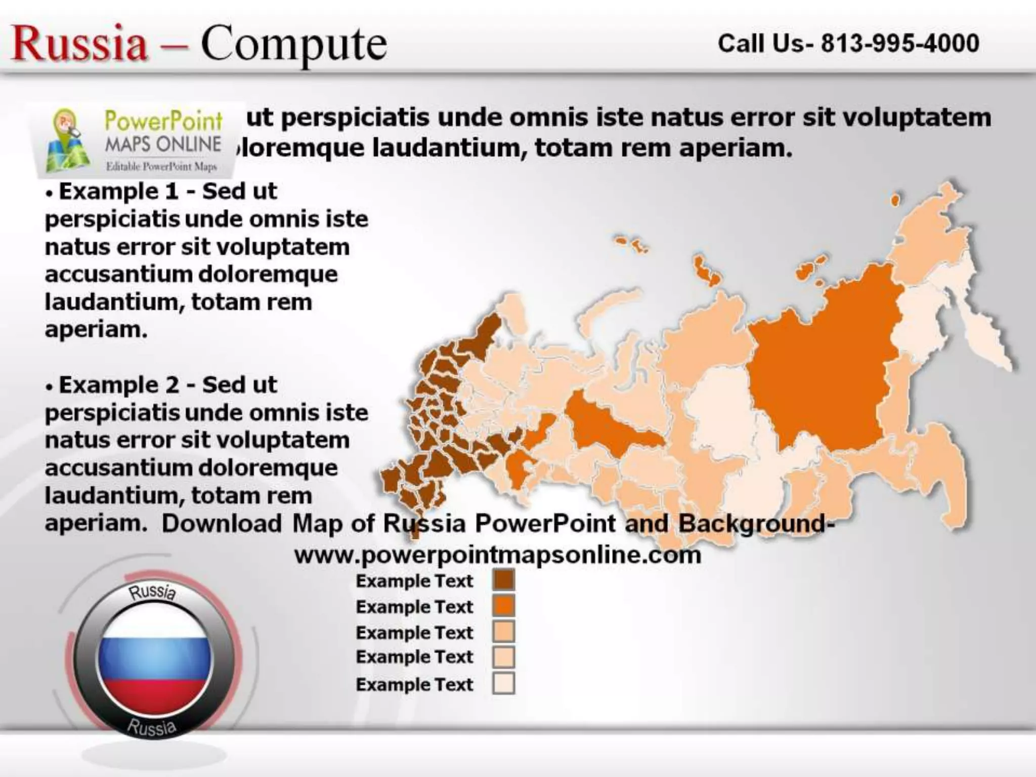 Download map of russia power point and background | PPT