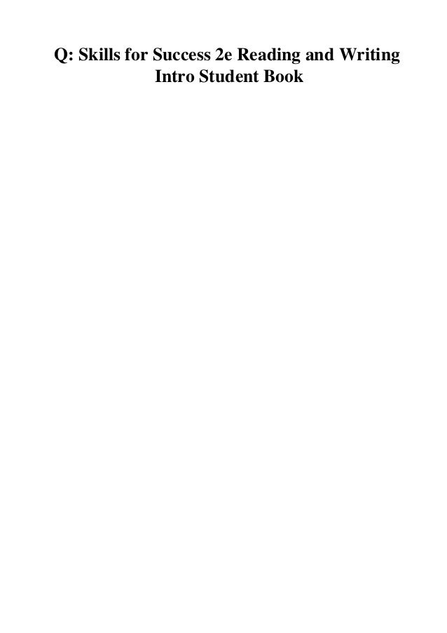 introduction to reading and writing skills pdf