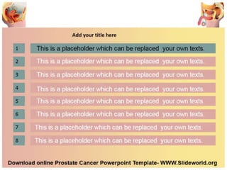 Download Prostate Cancer PowerPoint Templates- Slideworld.Org