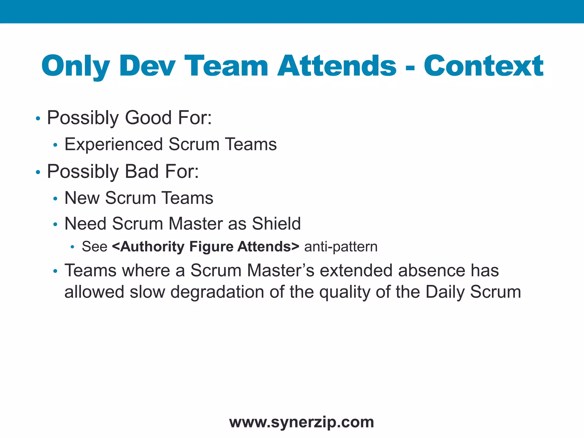 Effective Daily Scrum Patterns | PPT