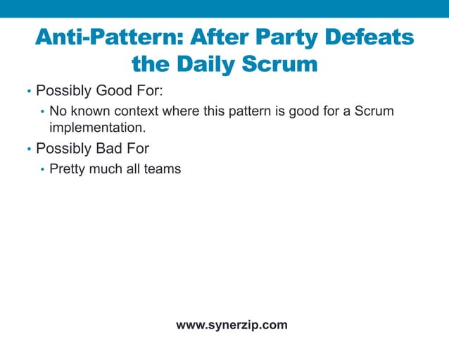 Effective Daily Scrum Patterns | PPT
