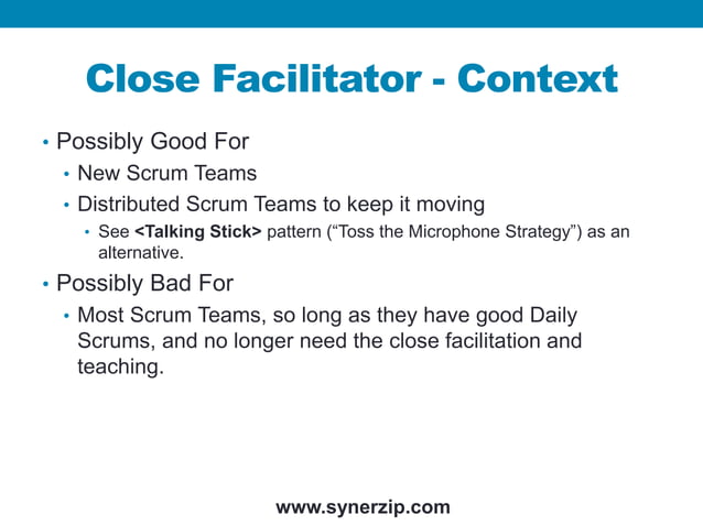 Effective Daily Scrum Patterns | PPT