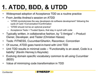 Agile2011 Conference – Key Take Aways | PPT | Programming Languages | Computing