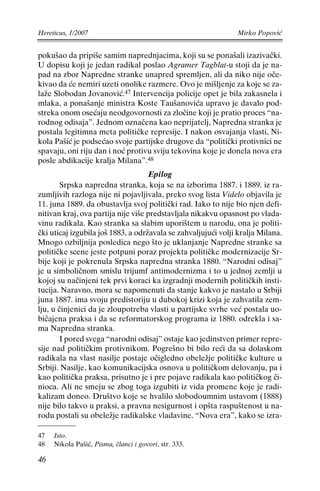 Mirko Popović, BOŠ, "Narodni odisaj" i dolazak NRS na vlast" XIX vek | PDF