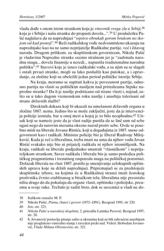 Mirko Popović, BOŠ, "Narodni odisaj" i dolazak NRS na vlast" XIX vek | PDF