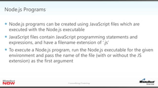 Mastering node.js, part 1 - introduction | PPTX