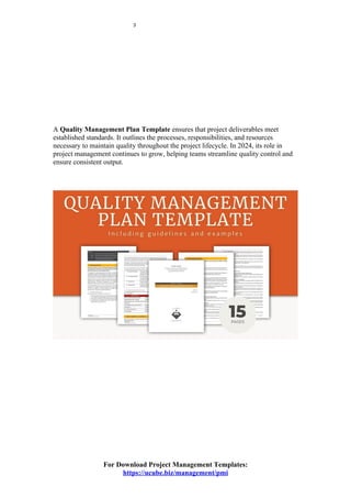 Download the #1 Quality Management Plan Template.docx