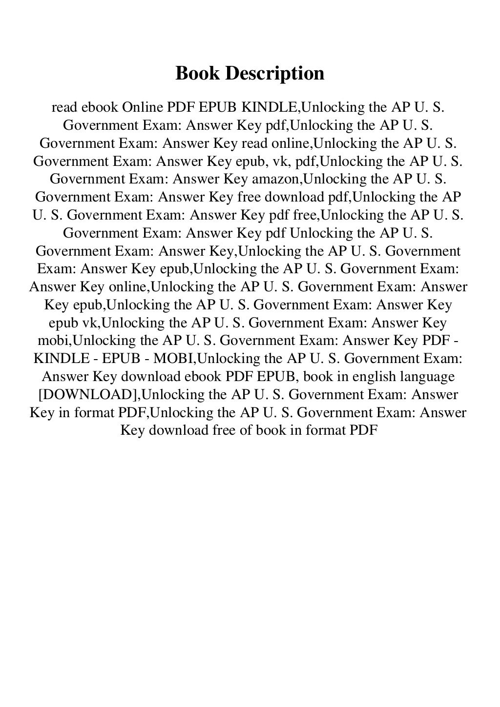 Download Unlocking The Ap U S Government Exam Answer Key download-unlocking-the-ap-u-s-government-exam-answer-key