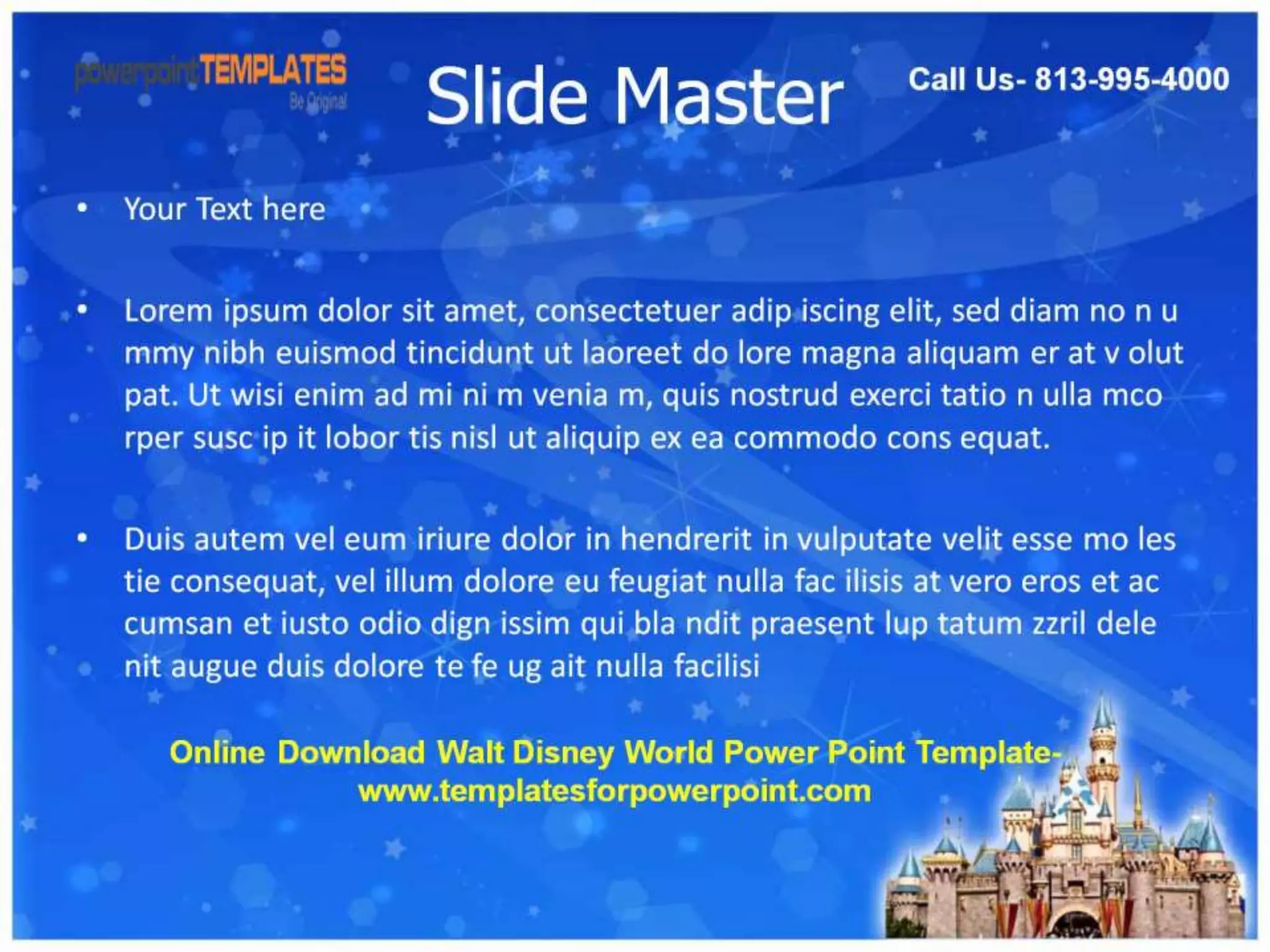 Download Walt Disney World Powerpoint Template | PPTX | Animation ...