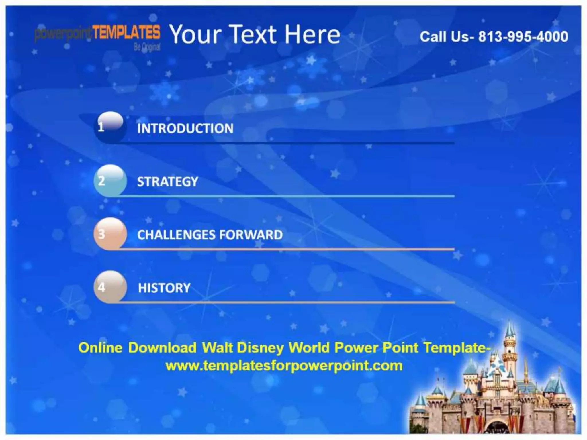 Download Walt Disney World Powerpoint Template | PPTX | Animation ...