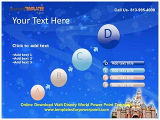 Download Walt Disney World Powerpoint Template | PPTX | Animation ...