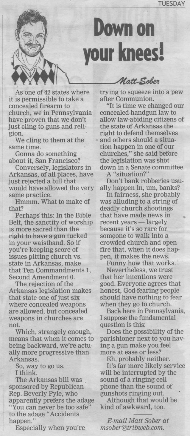 Newspaper column | PDF