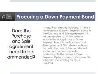 Facts About Down Payment Bonds | PPTX | Home Financing | Personal Debt