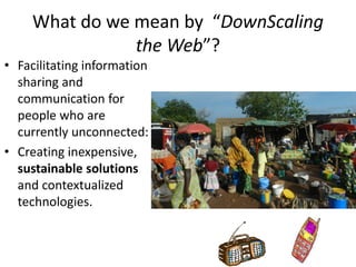 Downscale for sustainability Downscale 2016 Anna Bon | PDF