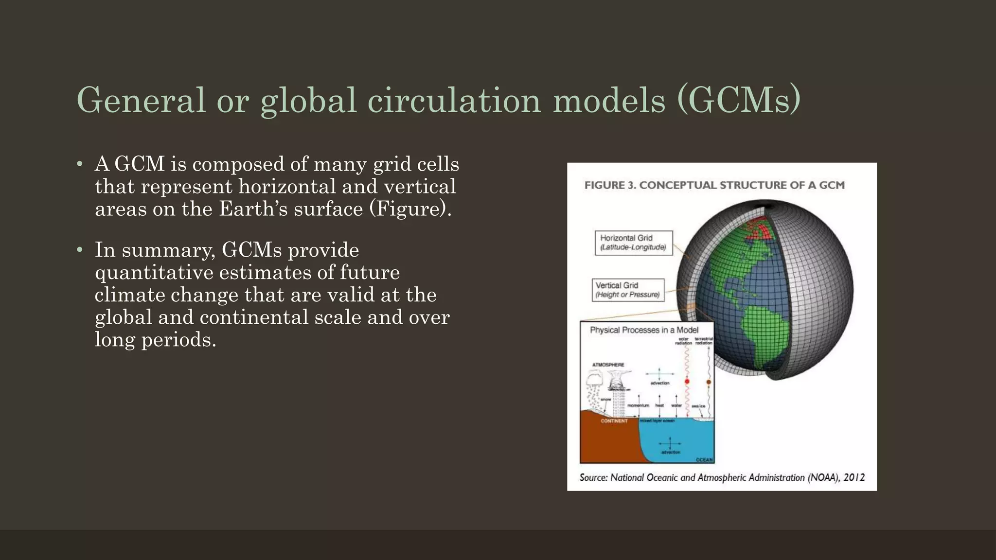 Downscaling of global climate data. | PPTX