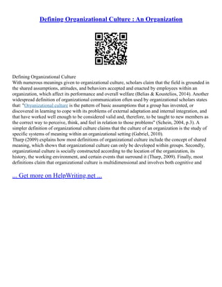 Downsizing And Organizational Culture | PDF