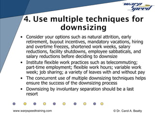 Downsizing best practices | PPT