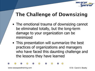 Downsizing best practices | PPT