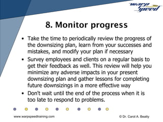 Downsizing best practices | PPT