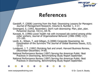 Downsizing best practices | PPT