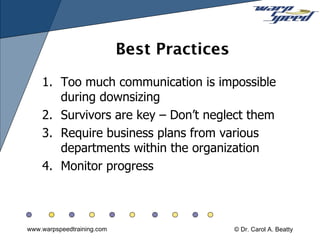 Downsizing best practices | PPT