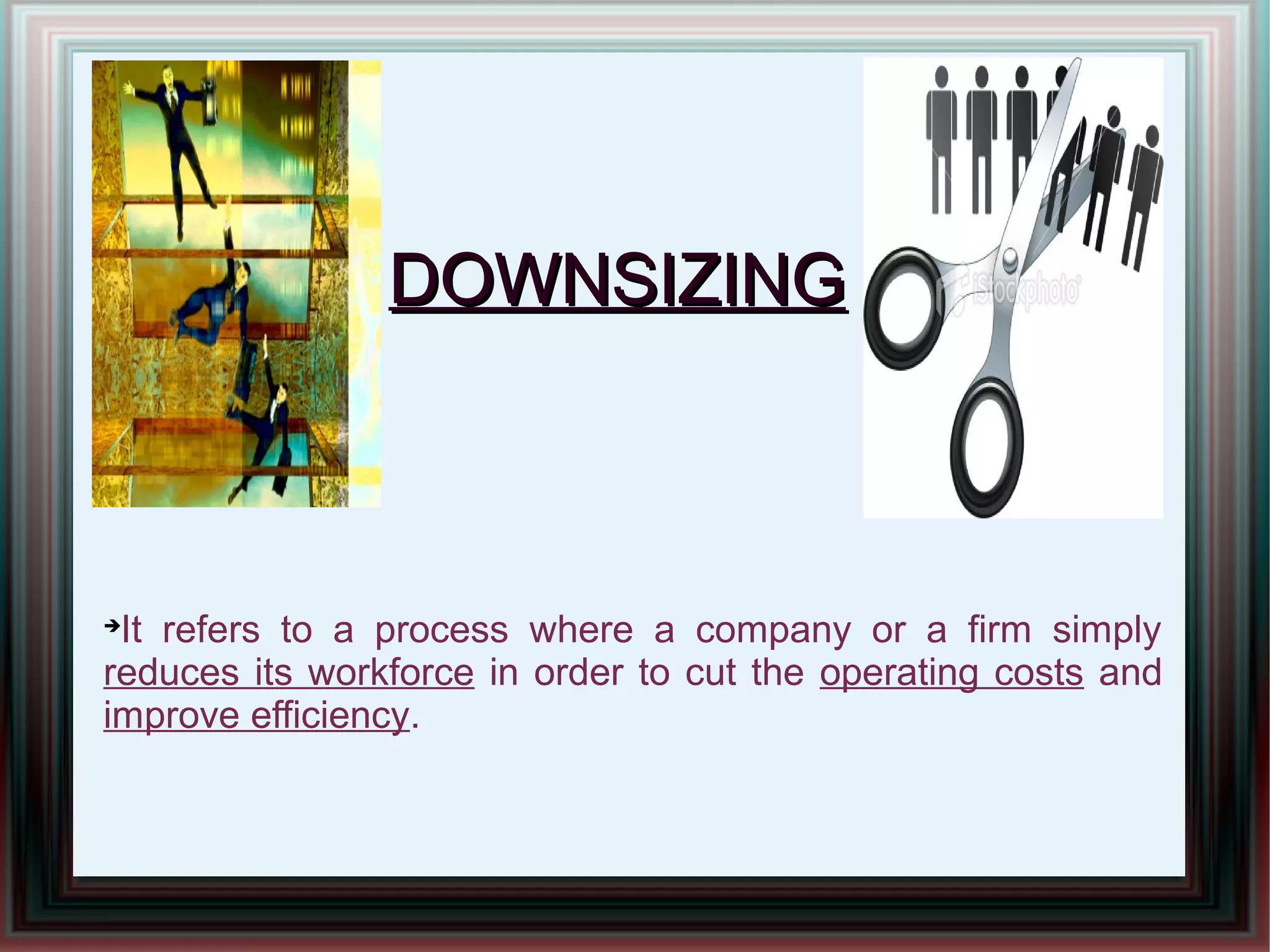 Downsizing,VRS,Worklife Balance, time management by sunesh | PPT