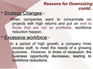 Downsizing,VRS,Worklife Balance, time management by sunesh | PPT