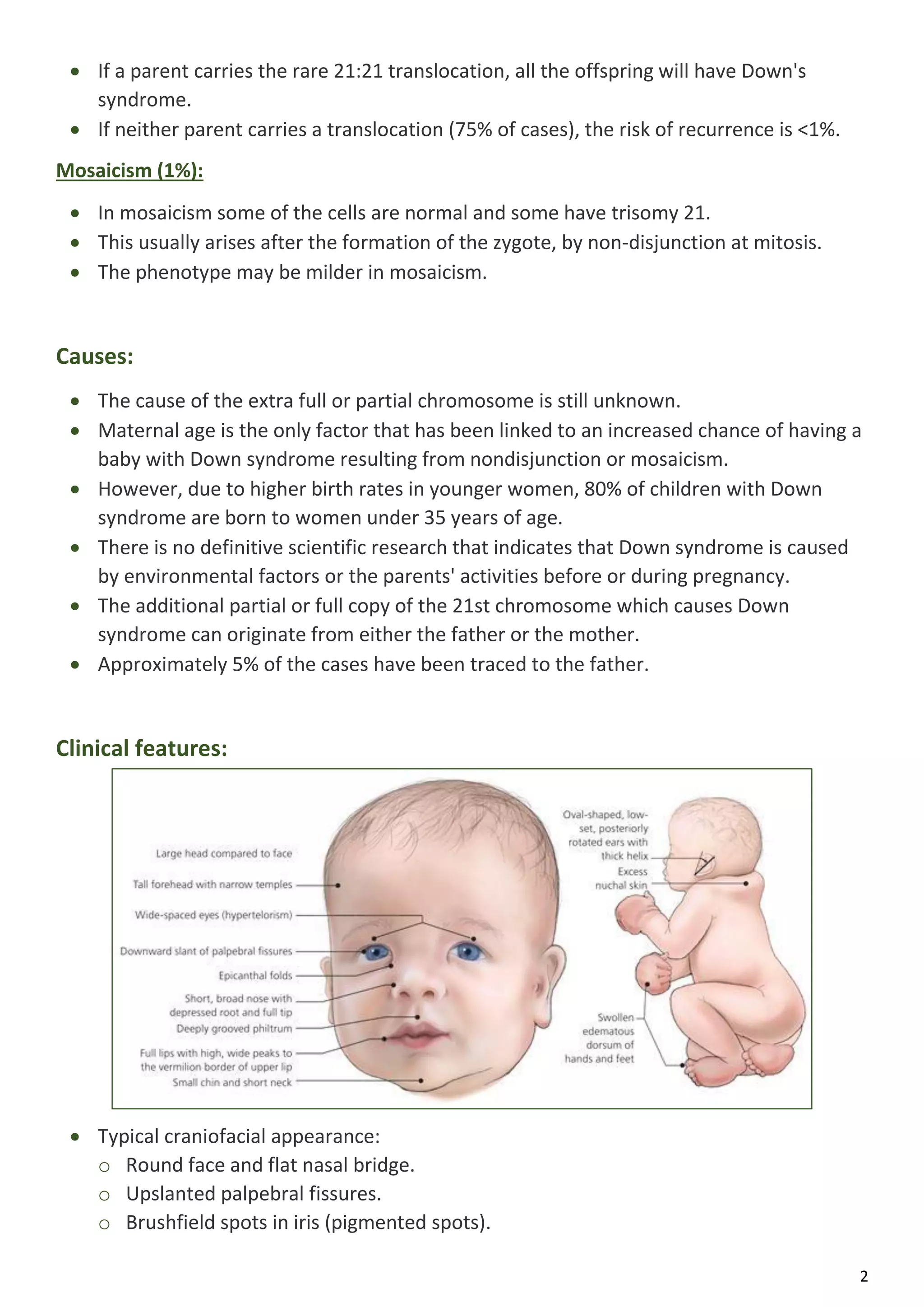 Down's syndrome | PDF