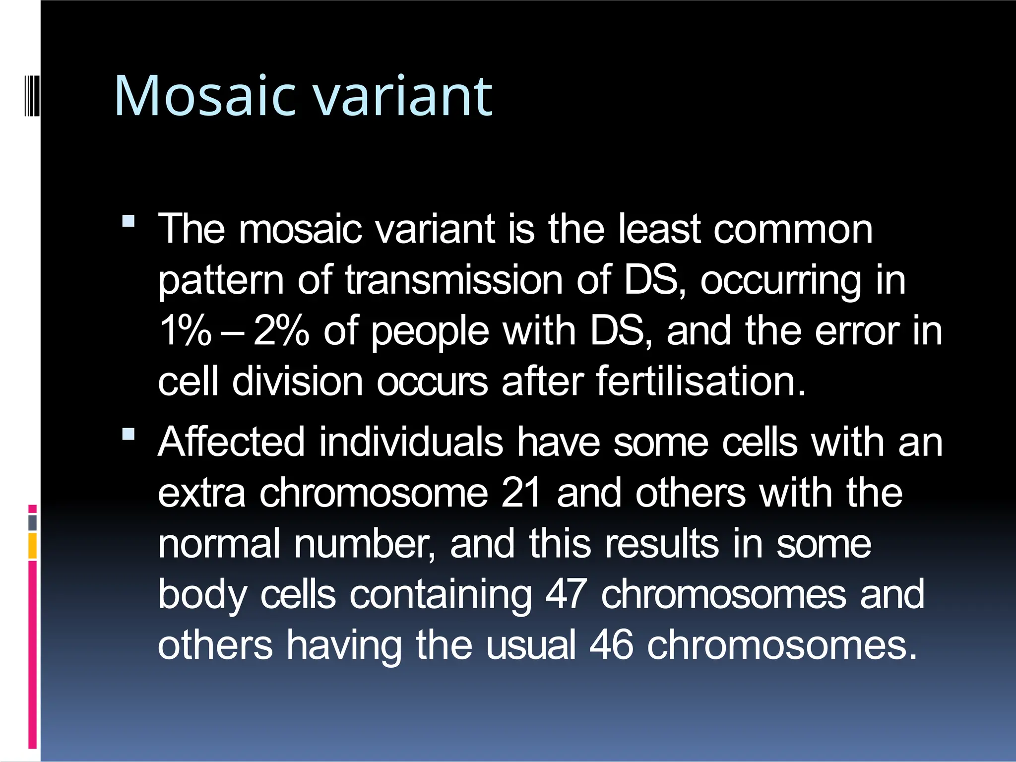 Downs syndrome Treatment and Diagnosis (trisomy 21) | PPTX