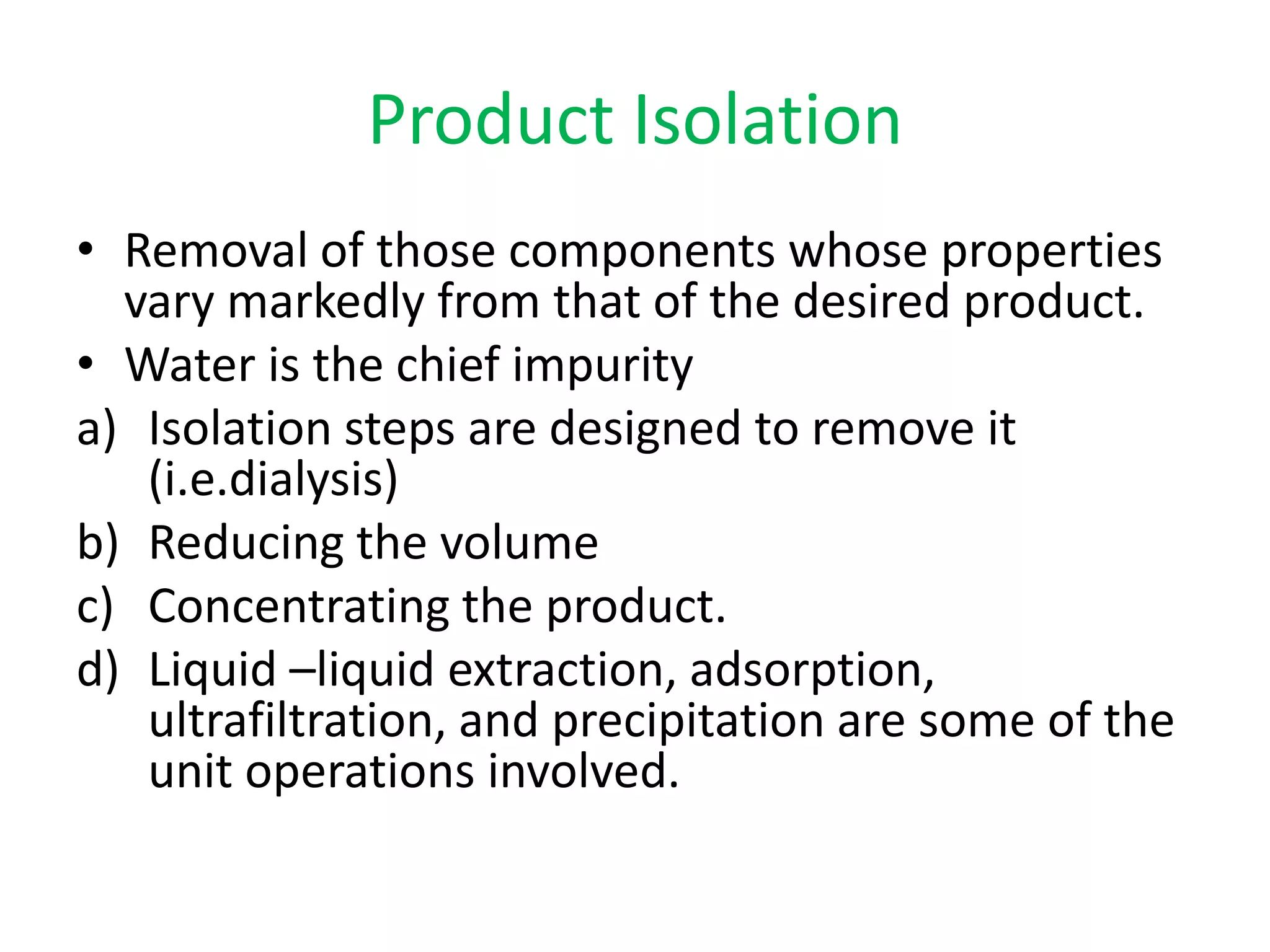 Downstream processing | PPTX