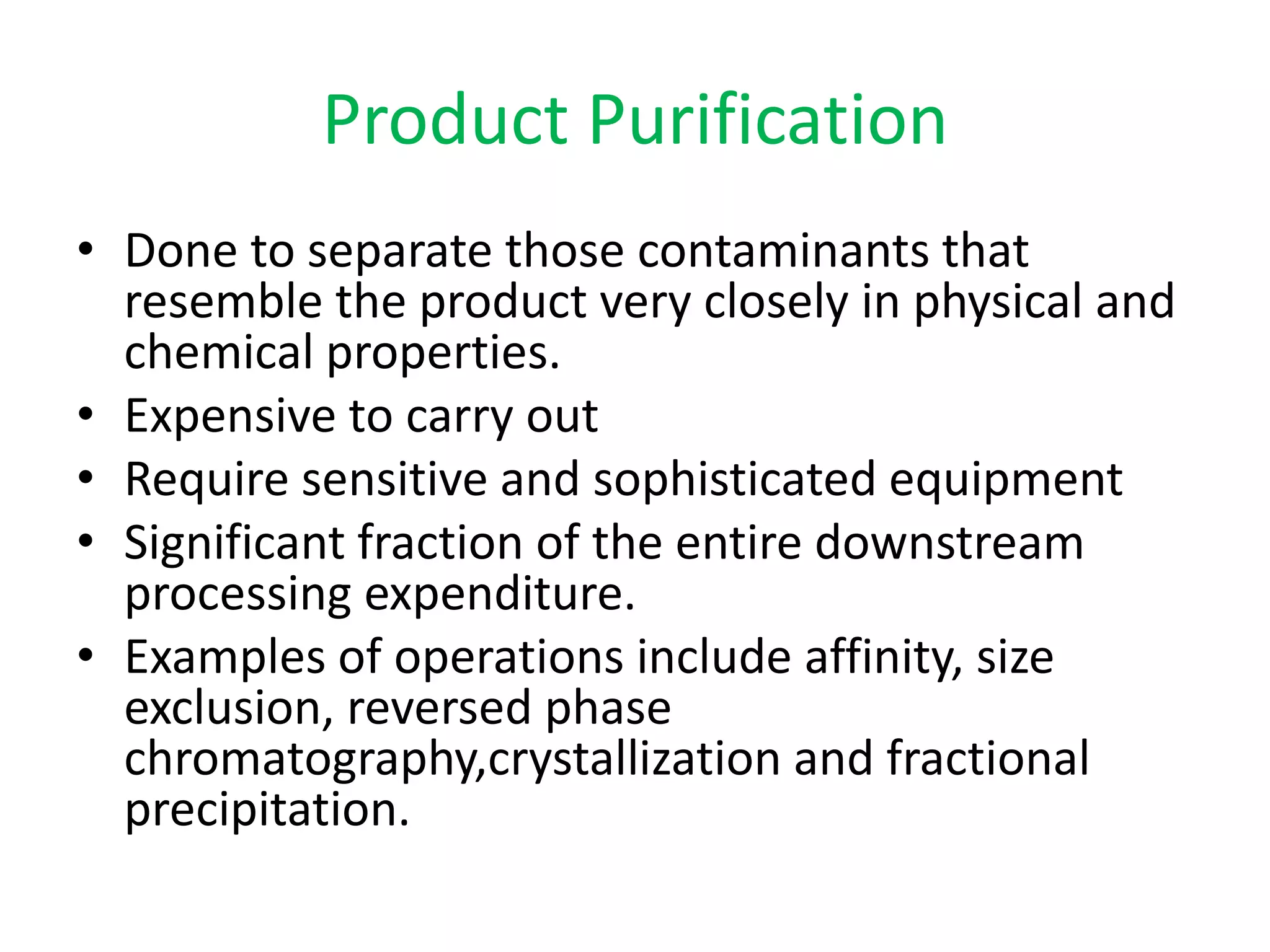 Downstream processing | PPTX
