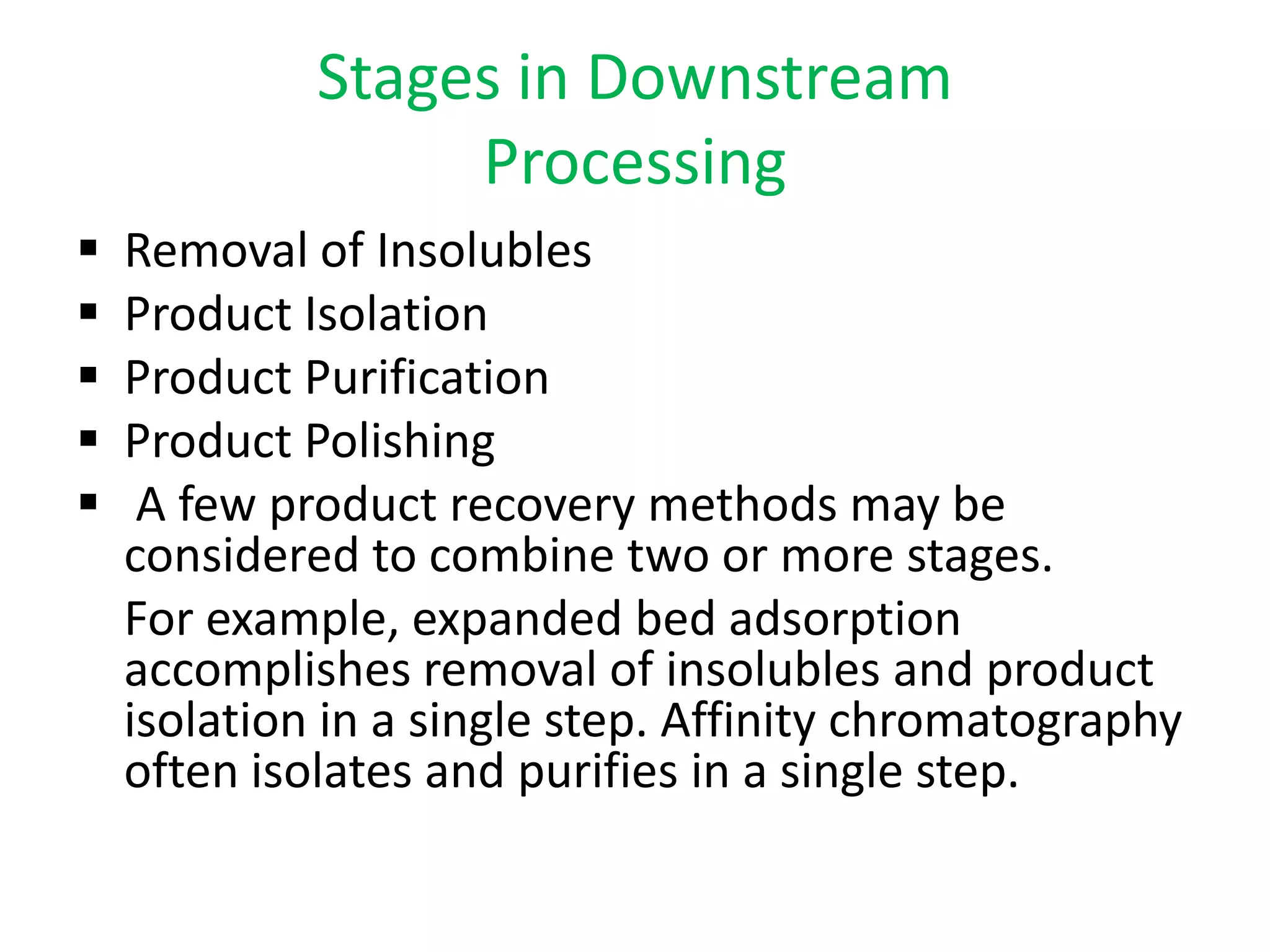 Downstream processing | PPTX