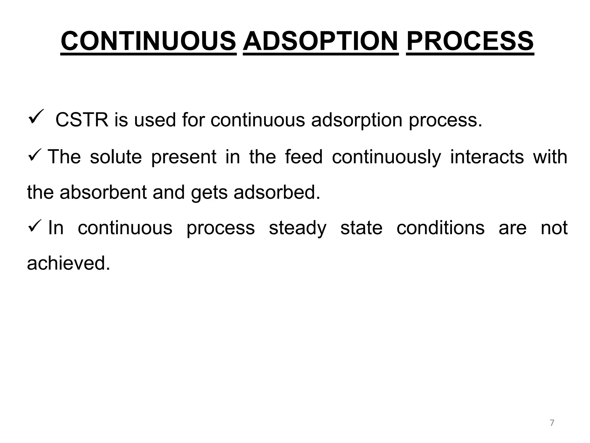 Continous Adsoption Process | PPTX