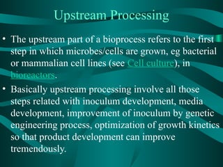Basics of Downstream processing .ppt