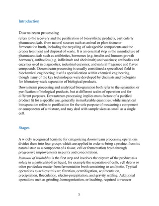 Downstream processing | PDF