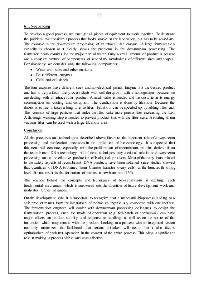 Downstream processing