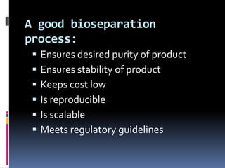 Downstream processing | PPTX