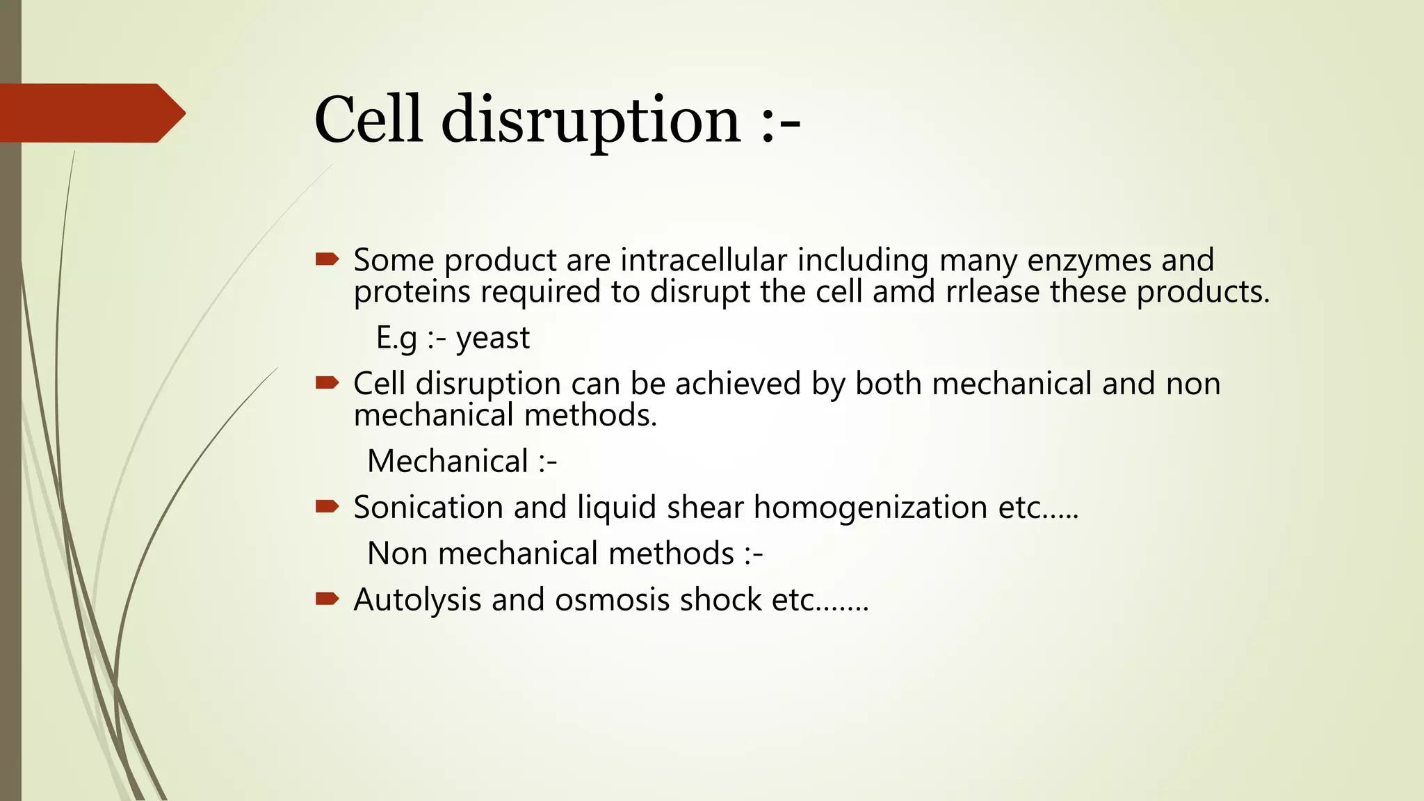 Downstream processing - industrial microbiology | PPT Downstream processing - industrial microbiology | PPT